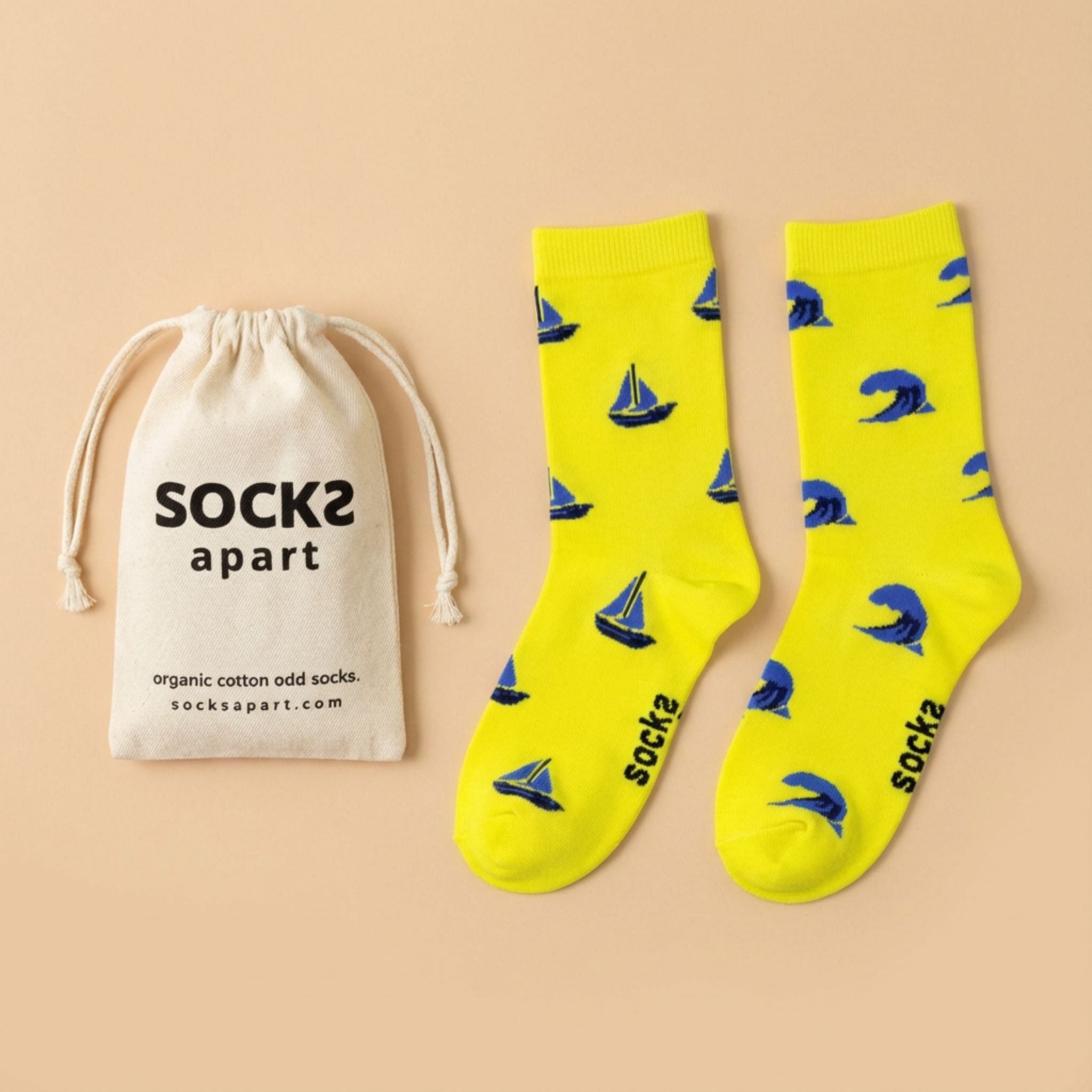 Ship & Wave Socks (Adult/Unisex) – socks apart